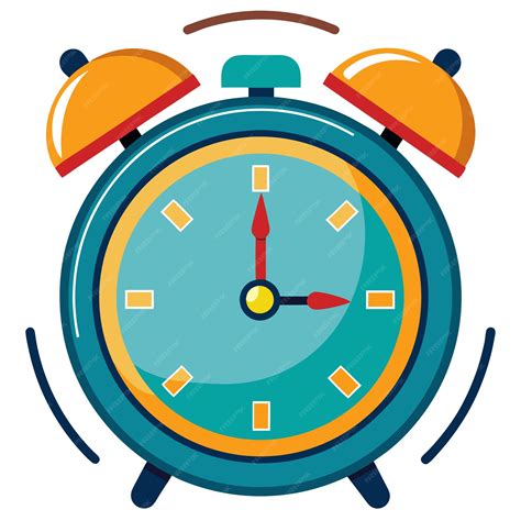 Alarm Clock Clip Art And Vector Design With A White Background