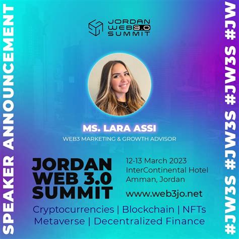 📣🇯🇴 I Am Thrilled And Honored To Have Been Invited To Speak Alongside