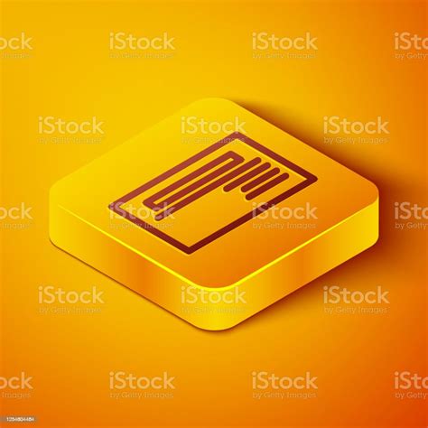等軸線訪問卡名片圖標隔離在橙色背景企業標識範本黃色方形按鈕向量插圖向量圖形及更多乾淨圖片 乾淨 互聯網 剪裁圖 Istock