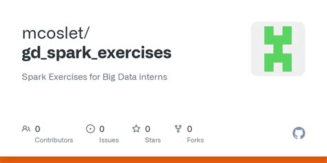 github mcoslet gd spark exercises spark exercises for big data interns