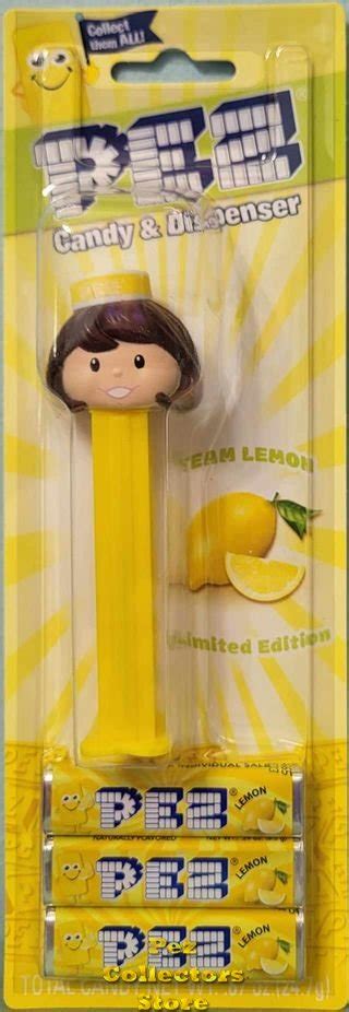 Limited Edition Exclusive Team Lemon Pez Dark Brunette Presenter Girl