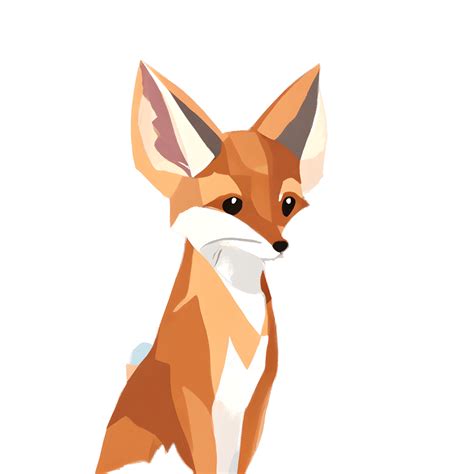 Cute Fennec Fox Graphic · Creative Fabrica