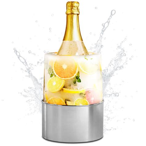 Ice Bucket Mold Ice Mold Wine Bottle Chiller Champagne Ice