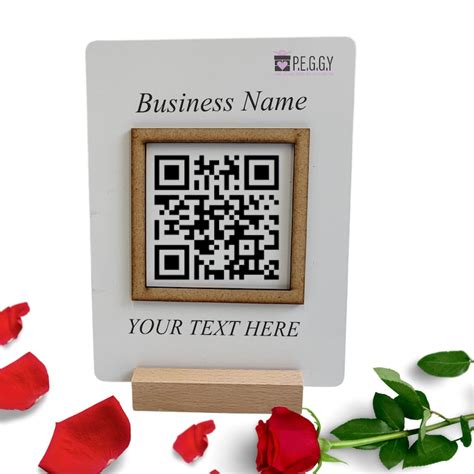 Custom QR Code Metal Sign Social Media Business Promotion Marketing Sign Beauty Sign Restaurant