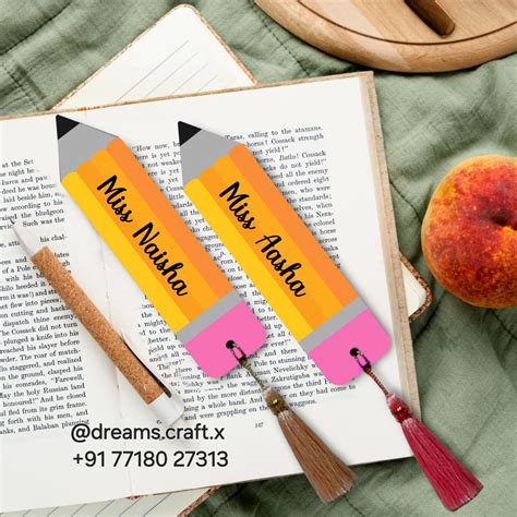Dreams Craft On Instagram Teachers Day Special Personlised Bookmark🔖