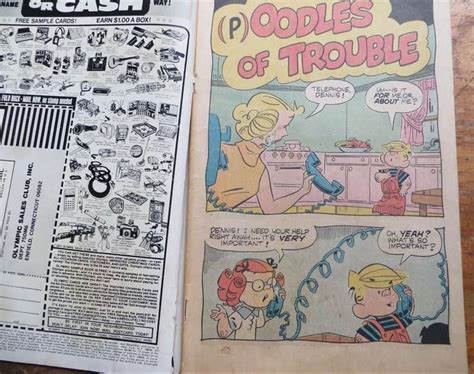 Comic Books Dennis The Menace Just Kidding Comic Error Cutoff For