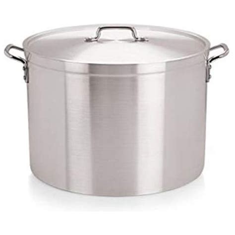 Medium Duty Aluminium Boiling Pot With Lid 32cm Ig Group