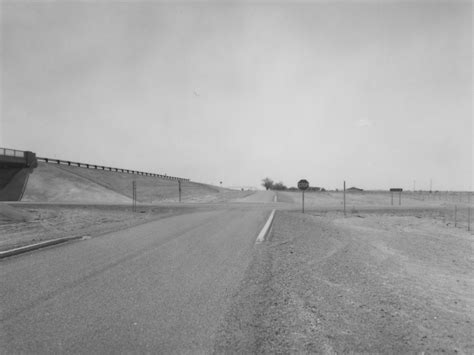 Intersection In Dateland Linking United States Highway 80 With Construction Of Interstate