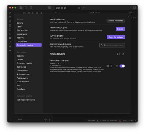 obsidian self hosting with couchdb set up free sync blog admin
