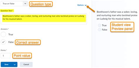 Creating And Adding Questions To Your Quiz Brightspace Support Vanderbilt University