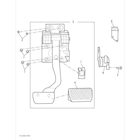 Maxus Deliver 3 2020 2024 Brake Pedal Rygor E Parts
