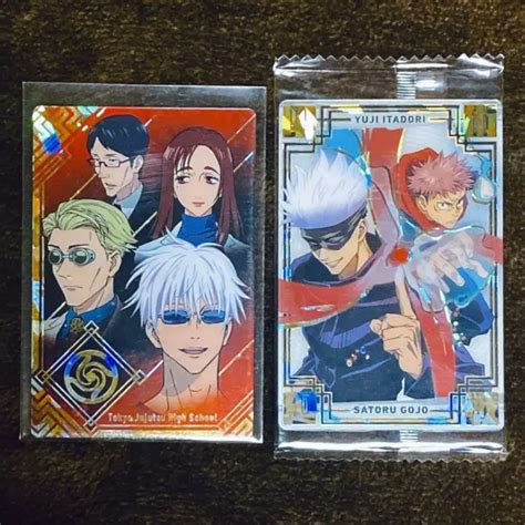 Jujutsu Kaisen Gojo Satoru Yuji Itadori Nanami Kento Wafer Card £802