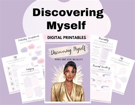Self Discovery Workbook Journal Emotional Intelligence Journey Self Discovery Prompts Mindful