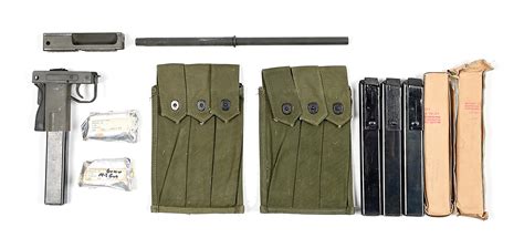 Lot Detail Uzi Conversion Kit For 45 Acp Including Trigger Frame And Magazines