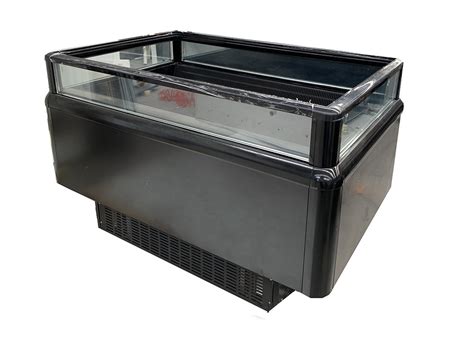 High Quality Self Contained Dual Temp Island Open Display Case