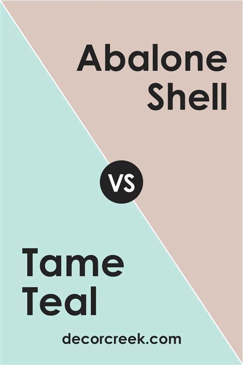 SW 6757 Tame Teal Vs SW 6050 Abalone Shell Teal Paint Colors