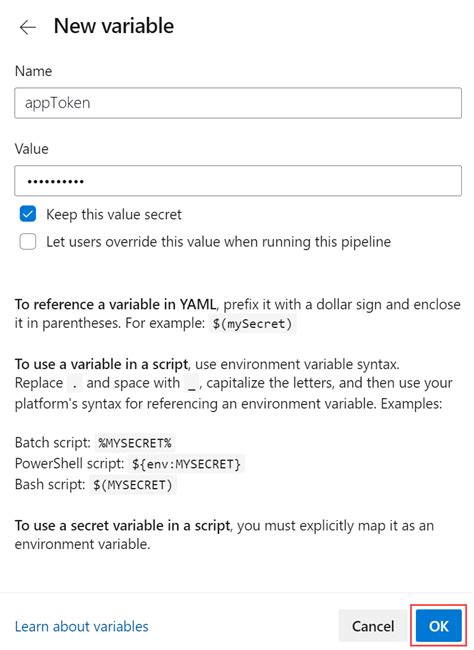 Usar Segredos E Variáveis De Ambiente Azure Load Testing Microsoft