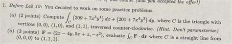 Solved Before Lab 10 You Decided To Work On Some Practice Chegg