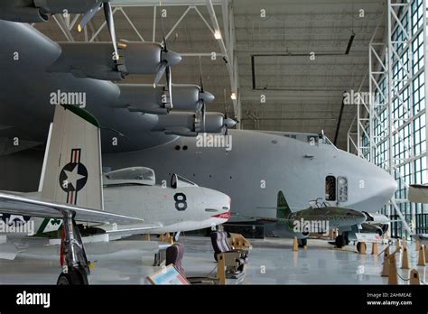 Howard Hughes S Plane The Spruce Goose In A Hanger At The Evergreen