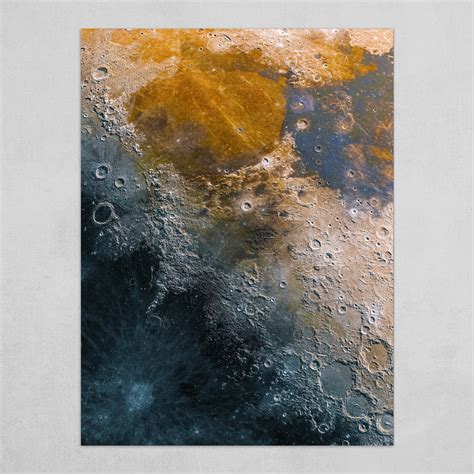 Moon Craters Art