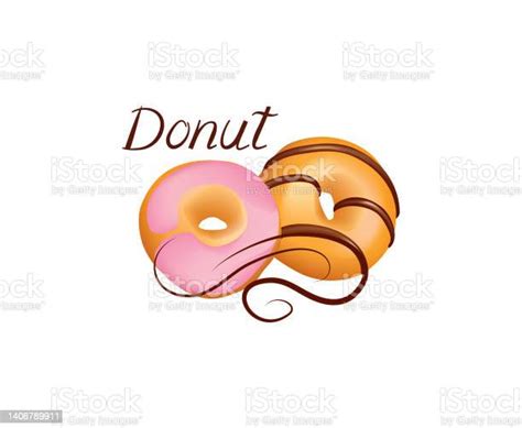 도넛 아이콘 세트 달콤한 패스트리 배너 흰색 분홍색 초콜릿 유약을 곁들인 도넛과 뿌려 와이트 배경 이상의 파티를위한 빵집 3차원 형태에 대한 스톡 벡터 아트 및 기타 이미지