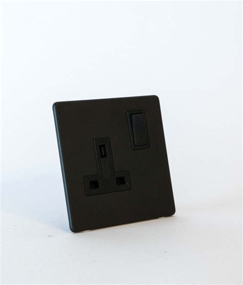 Black Glass Plug Sockets At Christopher Bryant Blog