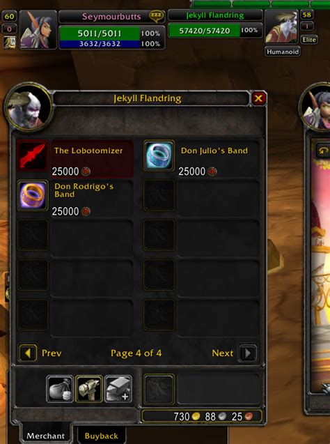 Horde Av Items Npc No Frostbite Or Glacial Blade Listed For Sale