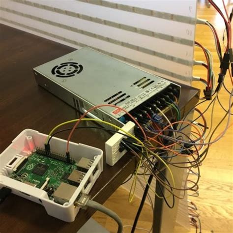 Build The Wall A Huge Wall Of LEDs Raspberry Pi