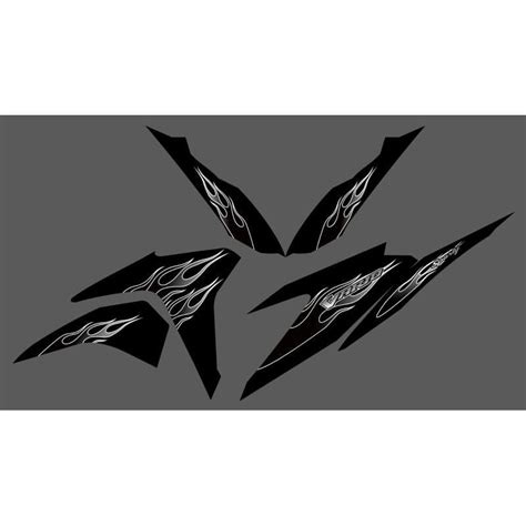 Jual STIKER STRIPING TRANSPARAN VARIO 125 OLD KZR BOHLAM MOTIF API
