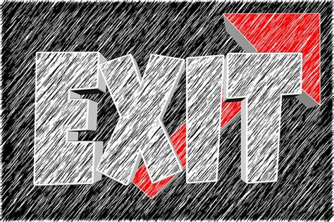 Kijárat Vége Nyilak Ingyenes kép a Pixabay en Pixabay