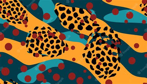 Premium Vector Drawing Inspiration From The Unique Spots Of A Cheetah