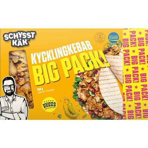 Kycklingkebab 550g Schysst Käk Handla Mat Online Från Din Lokala Ica