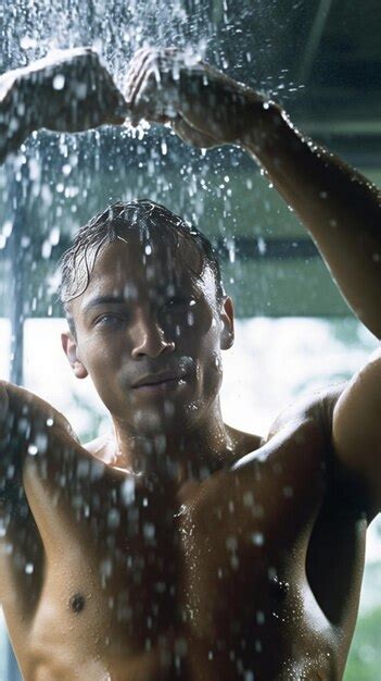 Premium Photo Showers In Gym Fitness Center Generative Ai