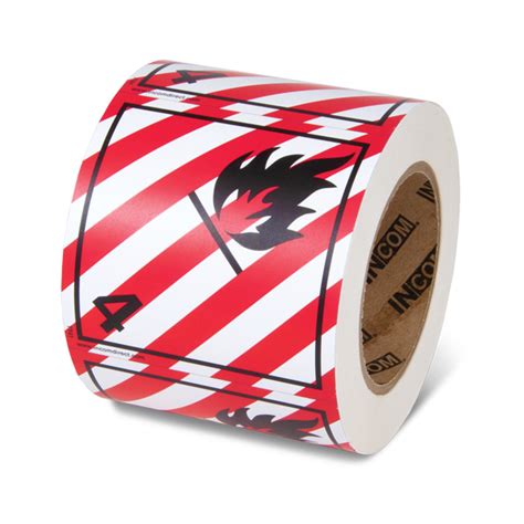 Class 41 Tdg Label Flammable Solids Safety Supplies Canada