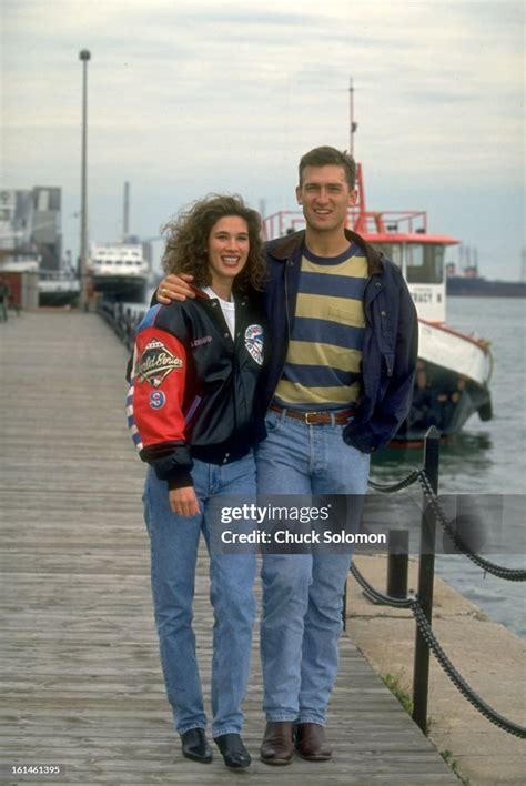 Casual Portrait Of Toronto Blue Jays John Olerud With His Wife News Photo Getty Images