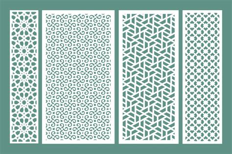 Set Jali Design Jali Design For Graphic And Plywood Partition Cnc Router Design Foamsheet