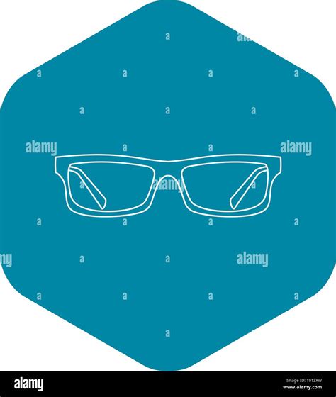 Glasses Icon Outline Style Stock Vector Image And Art Alamy