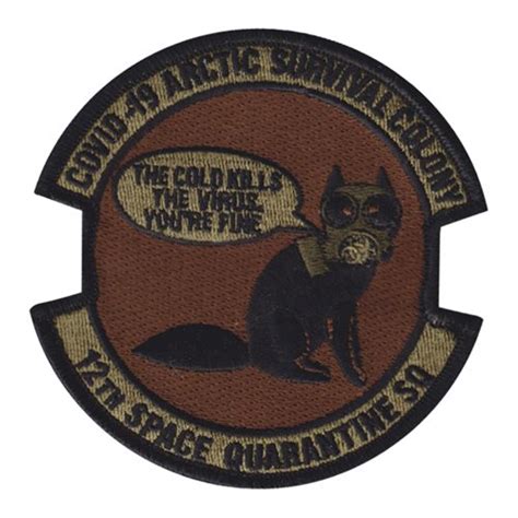 12 Sws Quarantine Morale Patch 12th Space Warning Squadron Patches