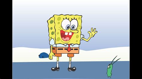 Learn How To Draw Spongebob Squarepants Alongside A Cool Insect In This