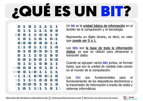 Qué Es Un Bit Definición De Bit