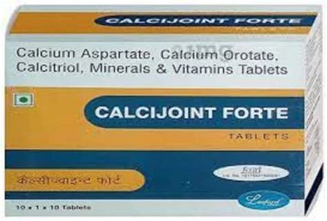Calcium Calcijoint Forte Tablet Packaging Type Stripe Packaging Size