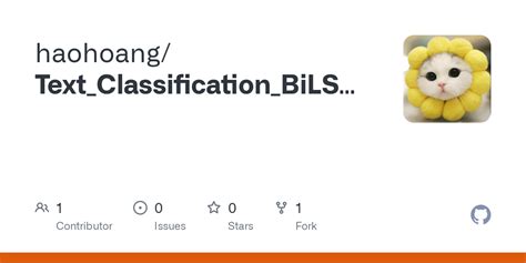 GitHub Haohoang Text Classification BiLSTM Attention