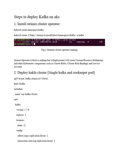 Kafka Deployment Aks Pdf