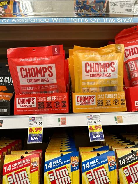Chomps Mini Beef Sticks As Low As 1 99 Kroger Krazy