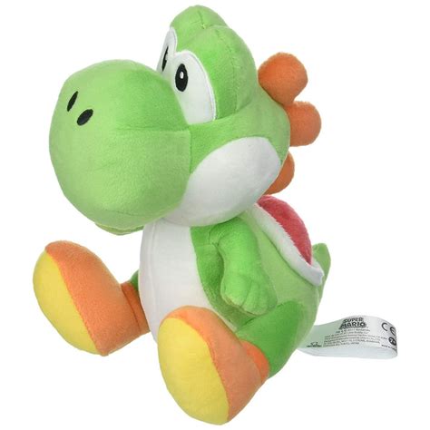 Super Mario All Star Collection 1416 Yoshi Stuffed Plush 8 Official Product By Little Buddy