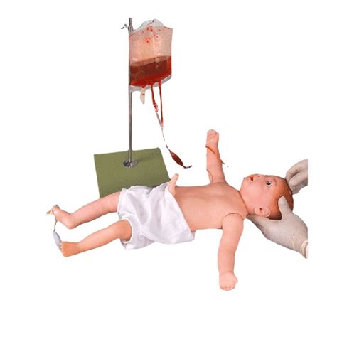 Infant Whole Body Venipuncture Model In Hospital Freehand Pediatric Puncture Training Simulator