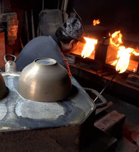 유기그릇 만드는 과정