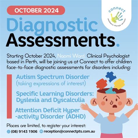 📣 Face To Face Diagnostic Assessments Coming To Connect This October 2024 📣 Starting October