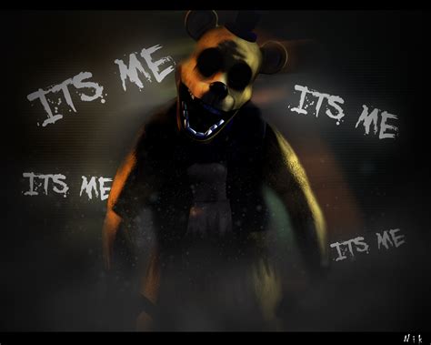 You Know Who I Am Stylized Golden Freddy Model Rfivenightsatfreddys
