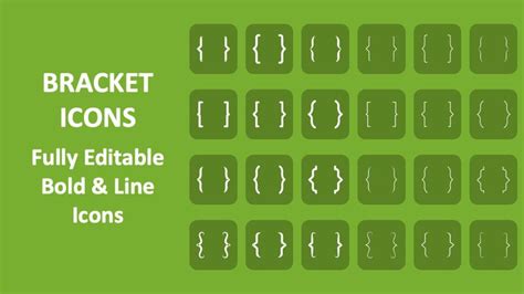 Bracket Icons Powerpoint Powerpoint Mathematical Equations Icon